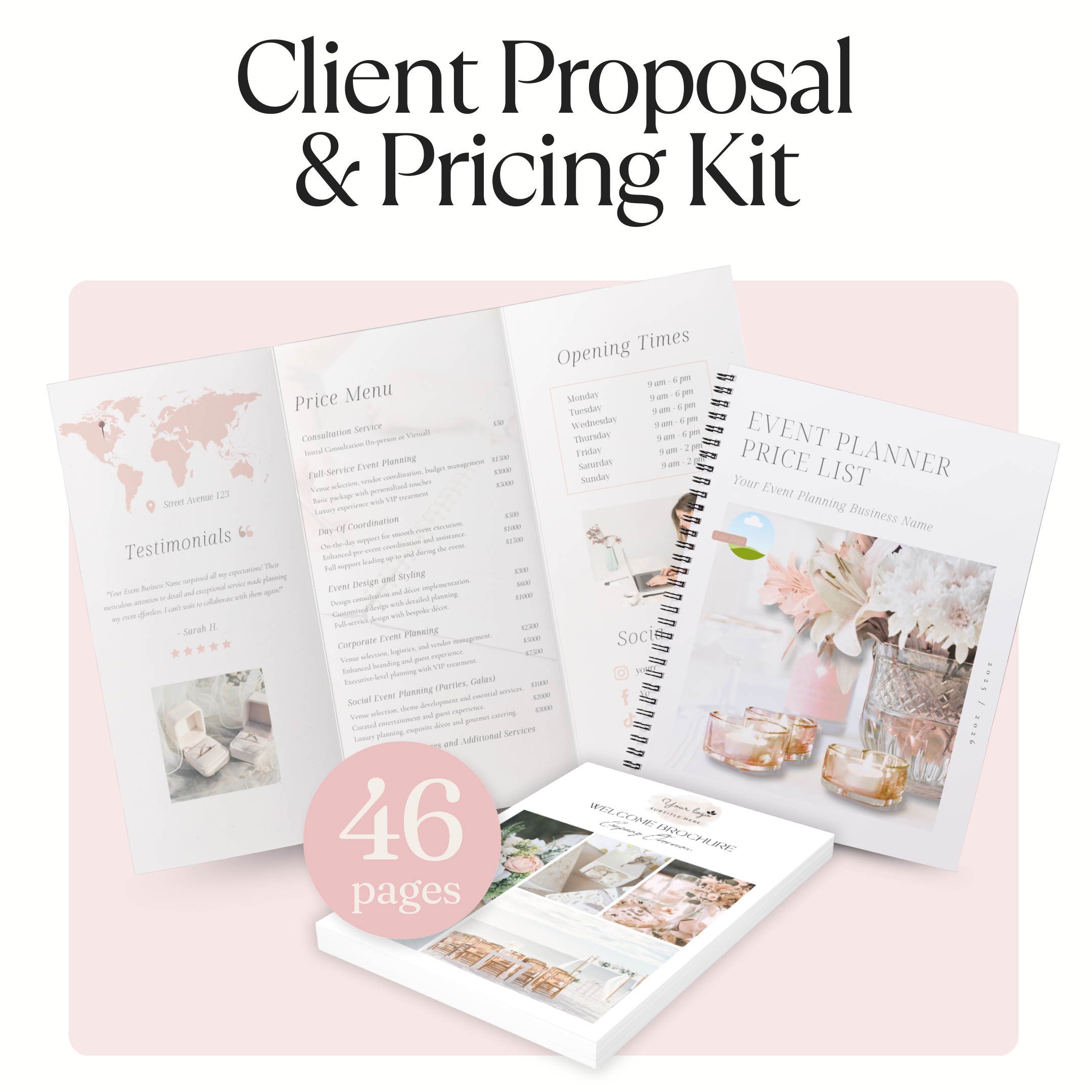 Client Proposal & Pricing Kit – My Wedding Dream